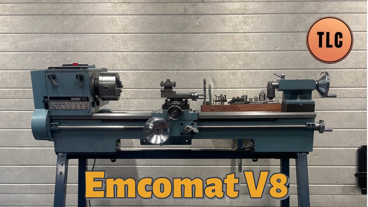 Emco Emcomat V8 Accessories Power Feed Lathe Tokarka Drehmaschine Svarv ...