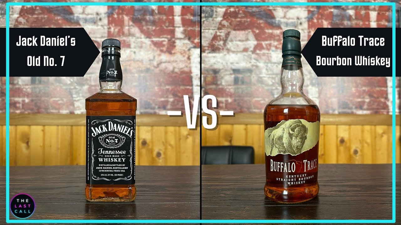 Jack Daniel's Tennessee Whiskey vs Buffalo Trace Bourbon Whiskey ...