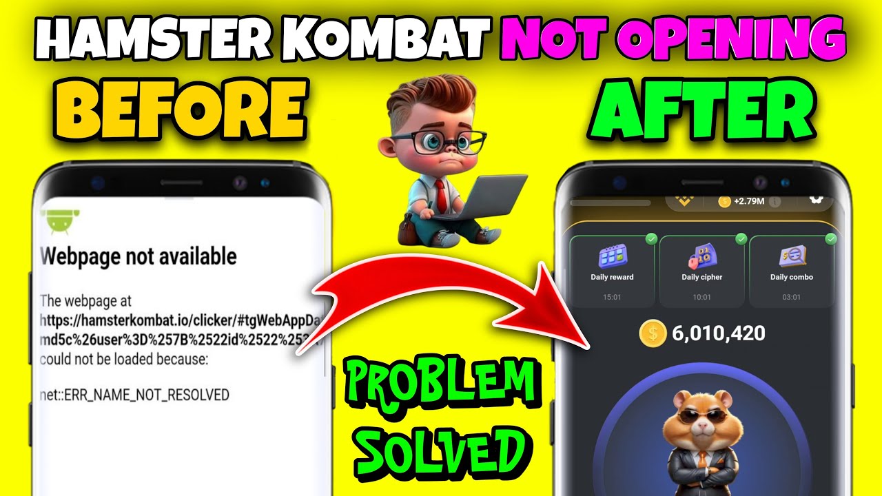 Hamster Kombat Not Opening | How To Fix Hamster Kombat Not Opening Problem | Problem Solved ...