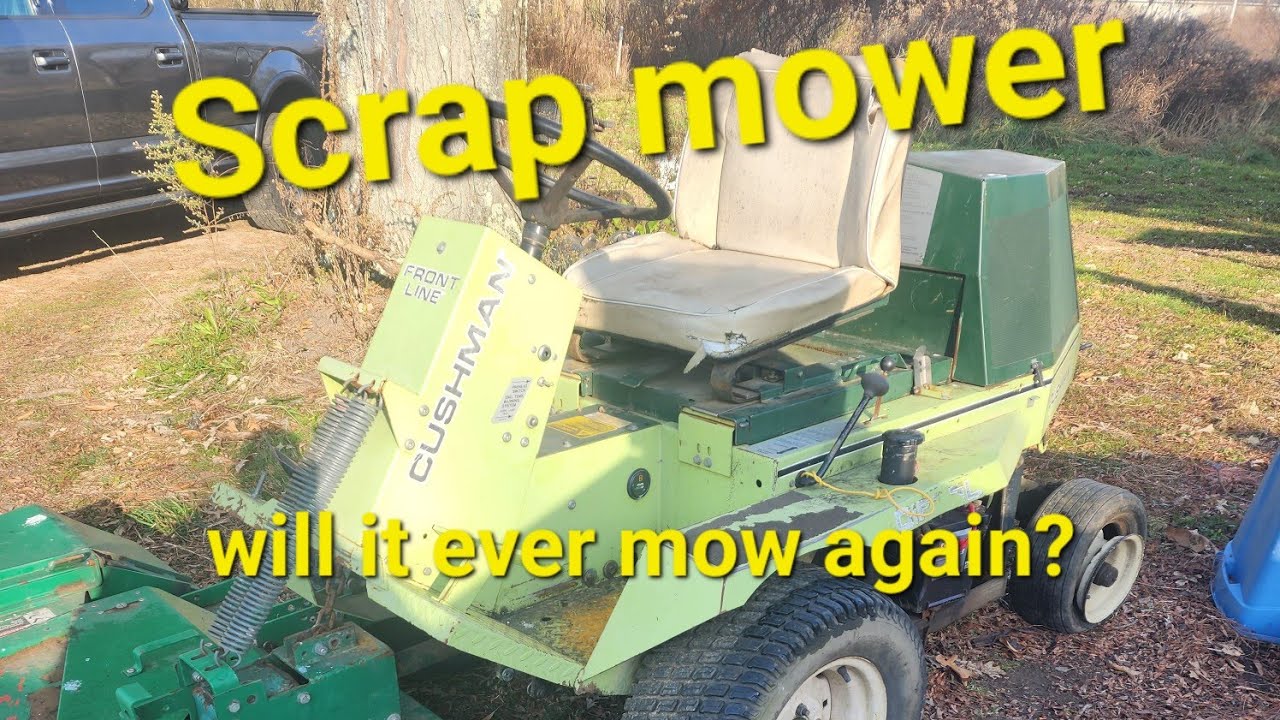 Scrap Diesel Mower. Will it ever mow again? - YouTube
