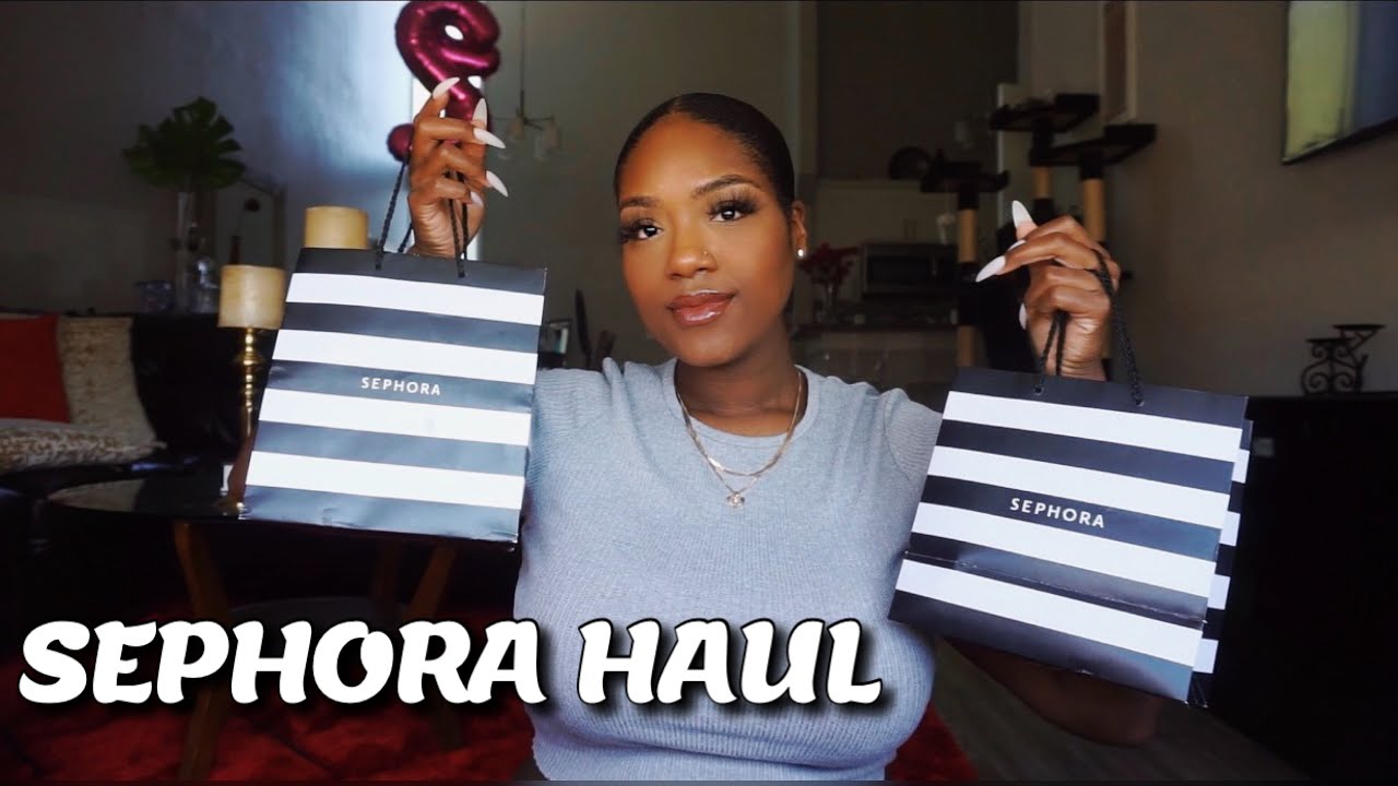 HUGE SEPHORA HAUL | MAKEUP, PERFUME & SKINCARE - YouTube