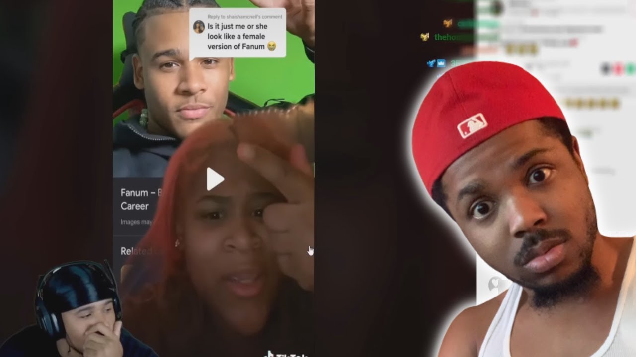 FANUM GOT A TWIN? FANUM MEETS THE FEMALE HIM (Reaction) - YouTube