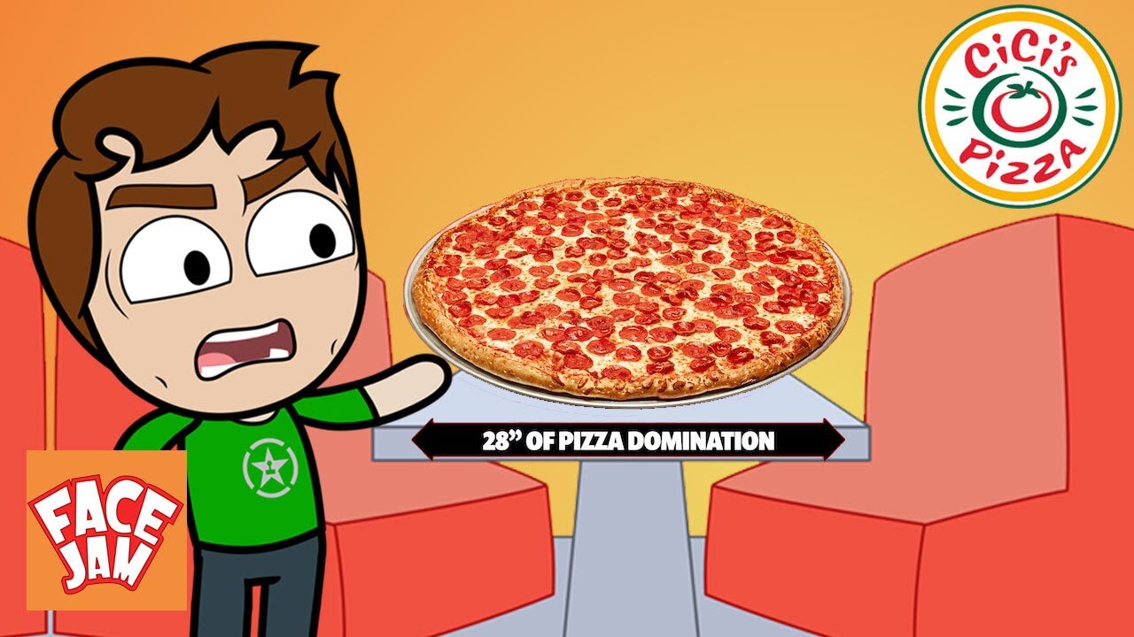 Cici's Pizza Piezilla Pizza | Face Jam - YouTube