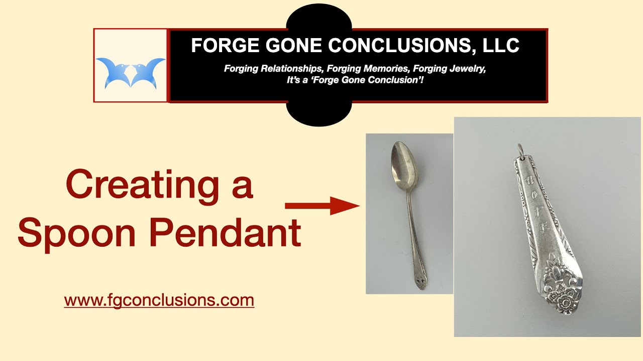 How to Create a Spoon Pendant - YouTube