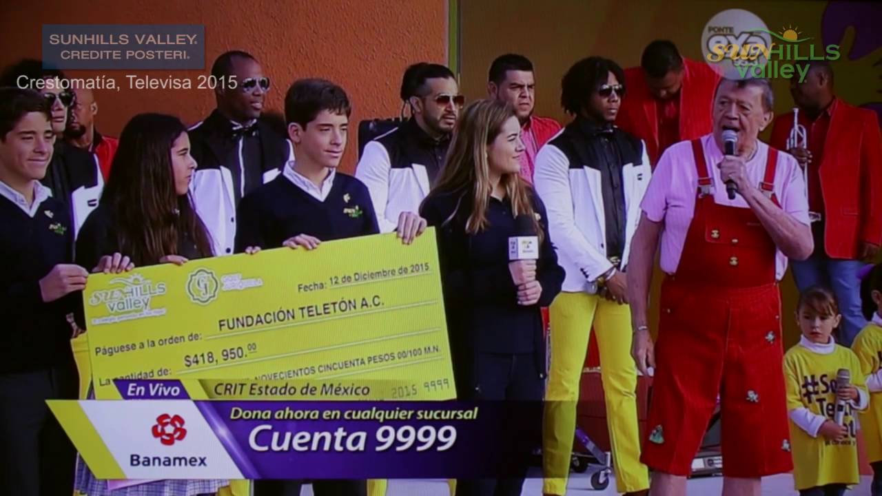 Sunhills Valley - Entrega de Cheque Teletón 2015 - YouTube