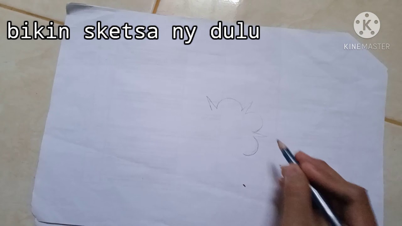 menggambar ukir bunga terong dayak (tato dayak) - YouTube