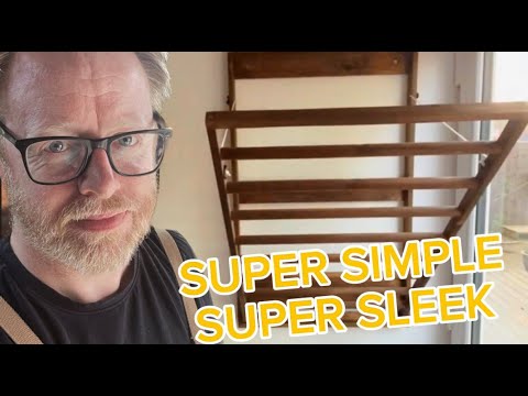 DIY Clothes Dryer from Pallet Wood | Easy & Eco-Friendly Upcycling ...