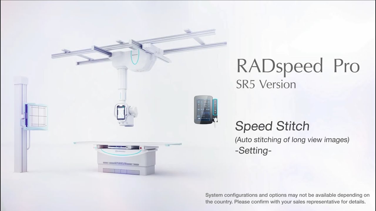 RADspeed Pro SR5 Version, Auto stitching of long view images, Speed ...