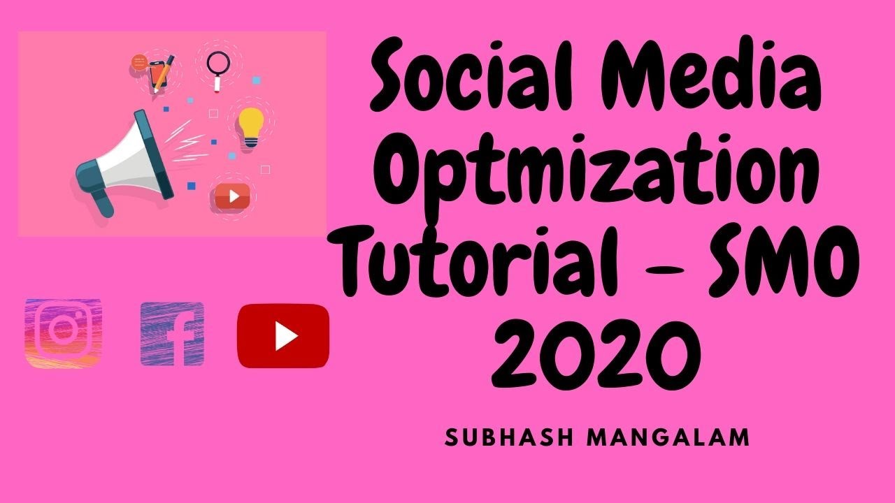 What is Social Media Optimization ? | What is SMO | SMO Tutorial 2020 ...
