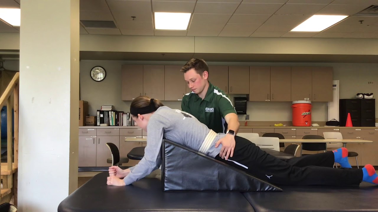 Skill 3_Side Lying to Prone Back to Side Lying with a Wedge and a Mat - YouTube