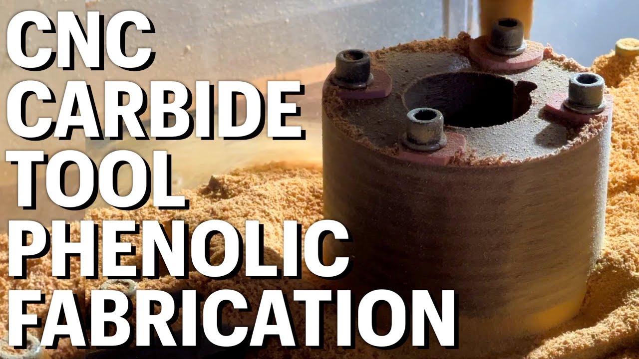 CNC Carbide Tool Phenolic Fabrication - GRT Genesis - YouTube