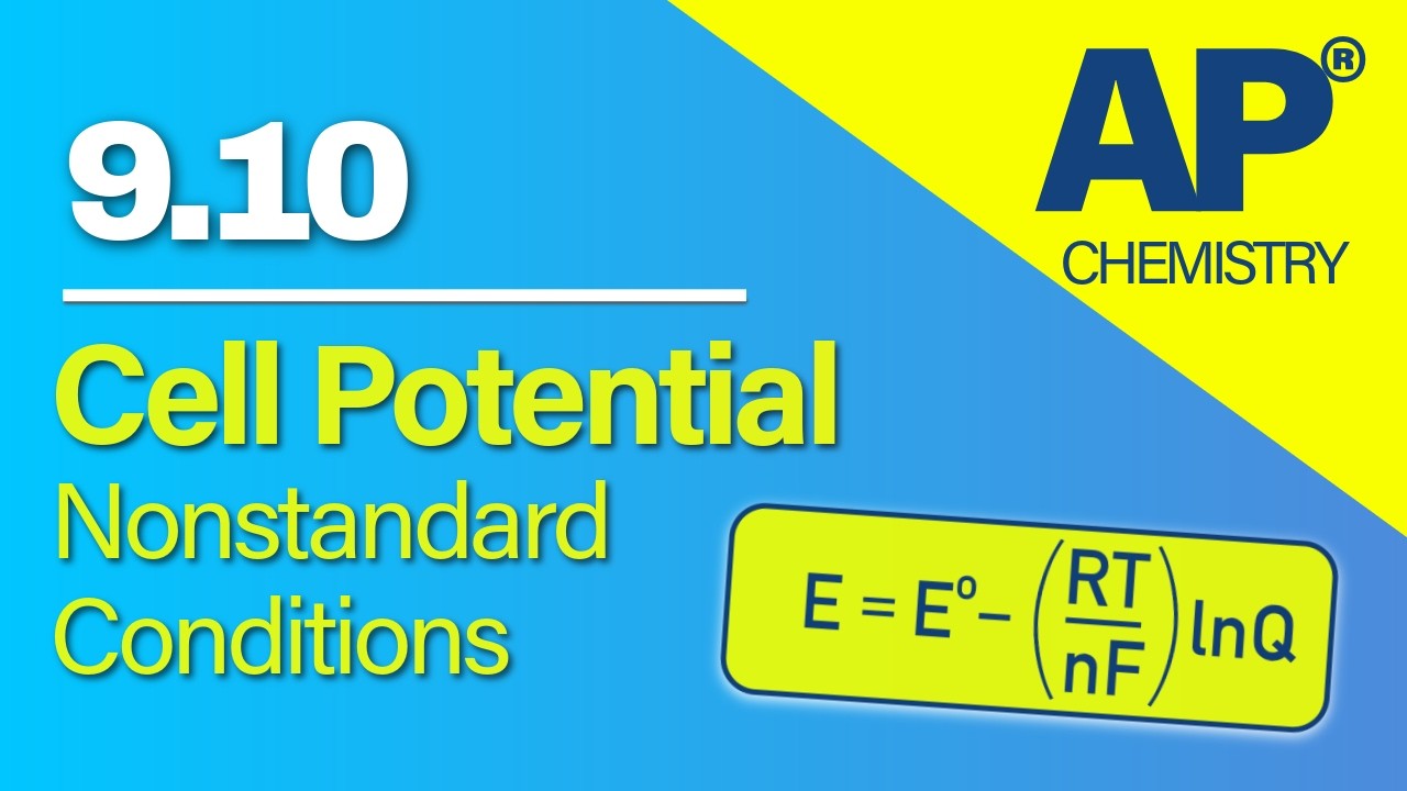AP Chemistry 9.10 – Cell Potential Under Nonstandard Conditions ...
