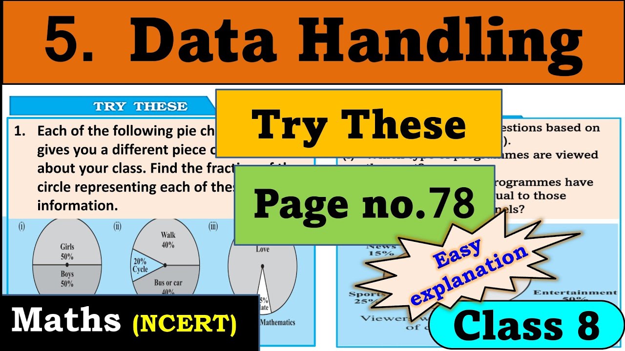Data Handling | Try these questions | pg.no.78 | Class 8 | Chapter 5 ...