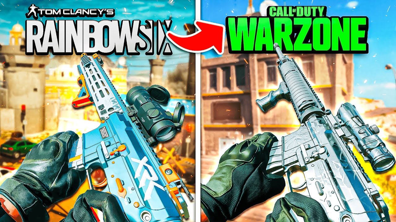 I used Rainbow 6 Siege METAs in Warzone... - YouTube