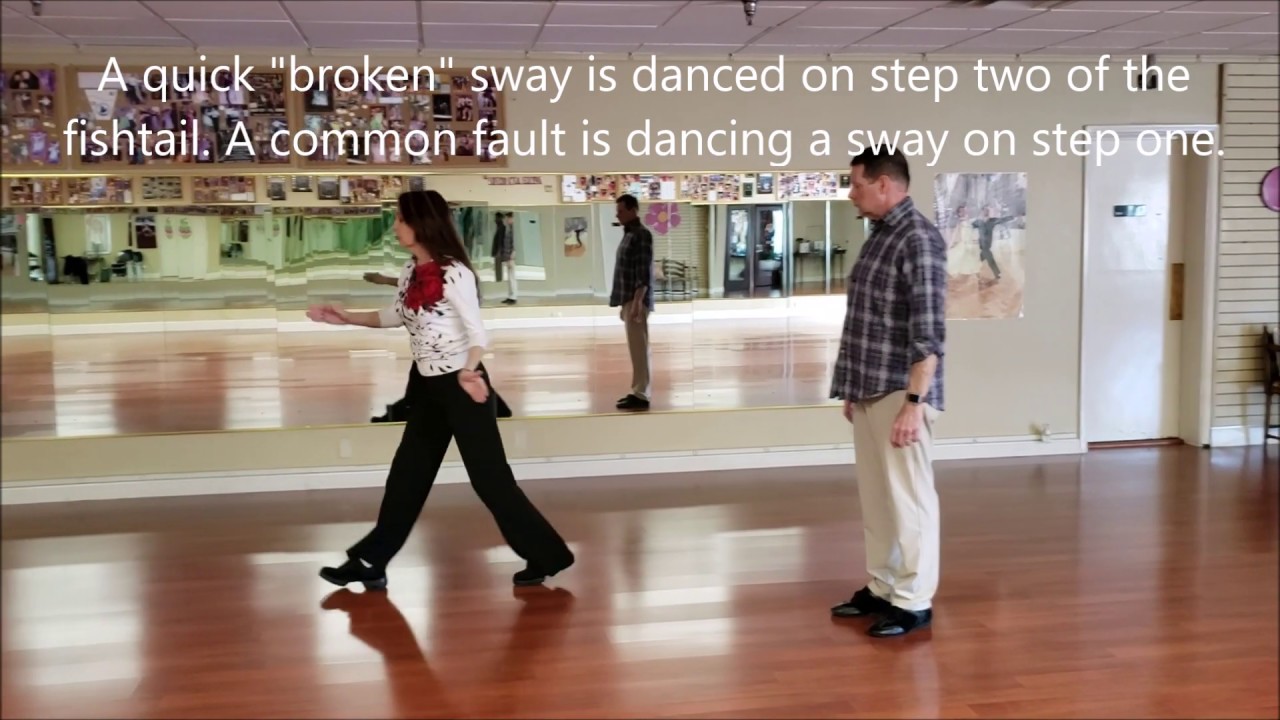 Quickstep , Fishtail Review, Dance Lesson - YouTube