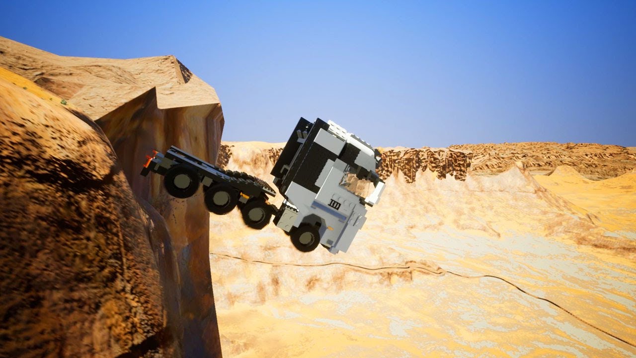 EXPLOSION CAR in CANYON #2 | Brick Rigs - YouTube