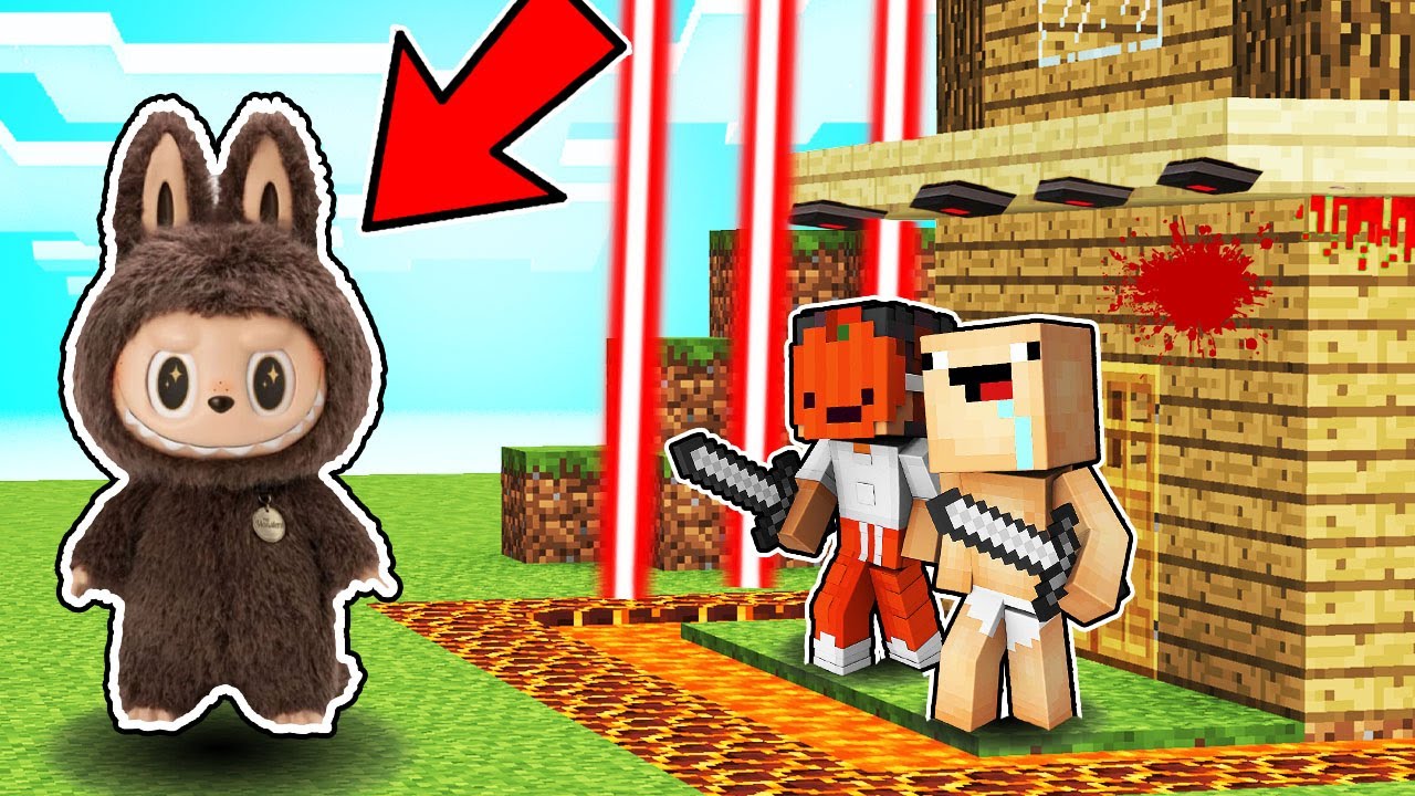 Construí la CASA MAS SEGURA VS LABUBU en MINECRAFT! 😱🏠 BEBE NOOB y ...