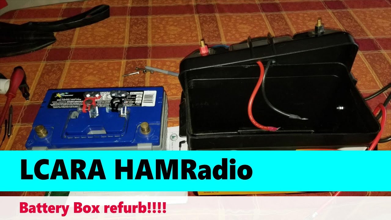 LCARA HAM Radio: Vintage - Battery Box Refurb!!!! - YouTube