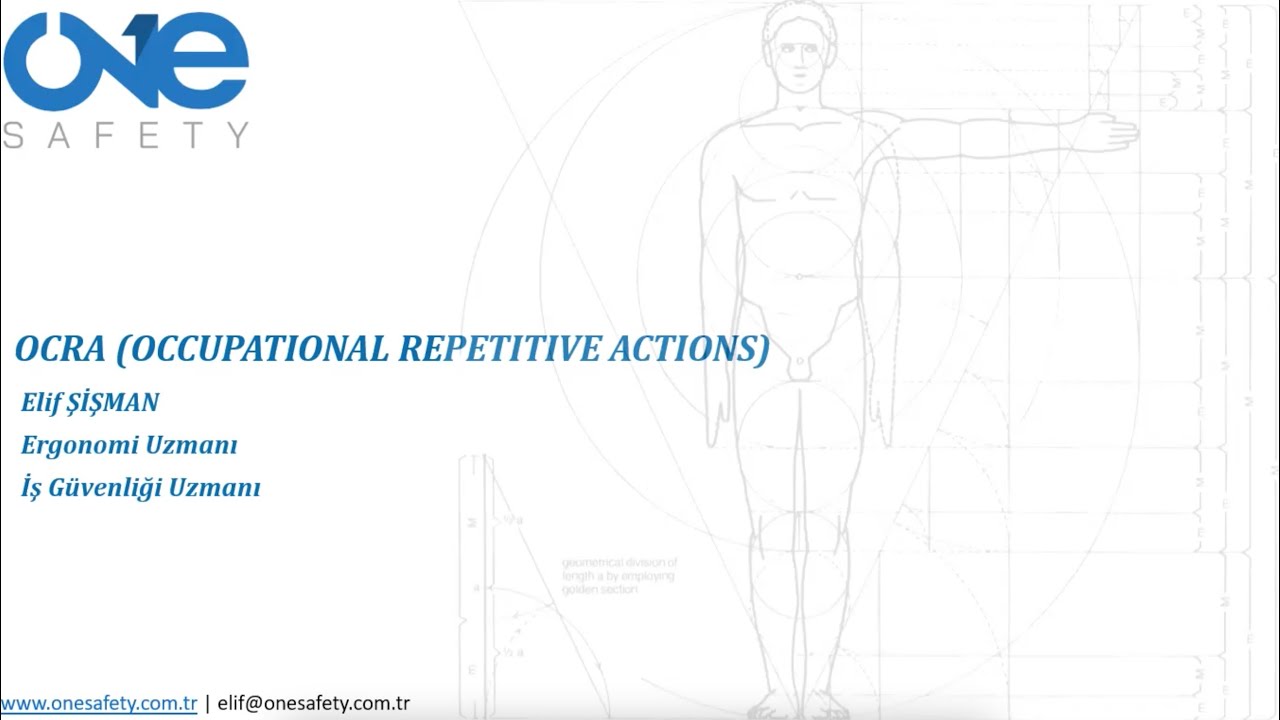 OCRA (Occupational Repetitive Actions Methods) Bilinçlendirme Eğitimi ...