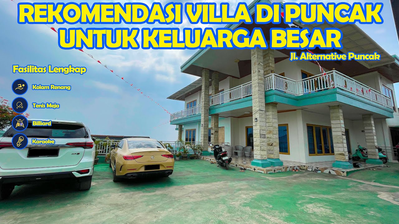 Rekomendasi Villa Besar & Lengkap di Puncak #village #villa #review # ...
