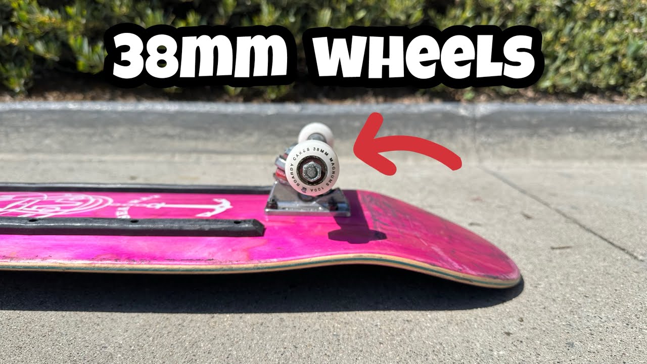 Smallest Skateboard Wheel I’ve Skated 38mm - YouTube