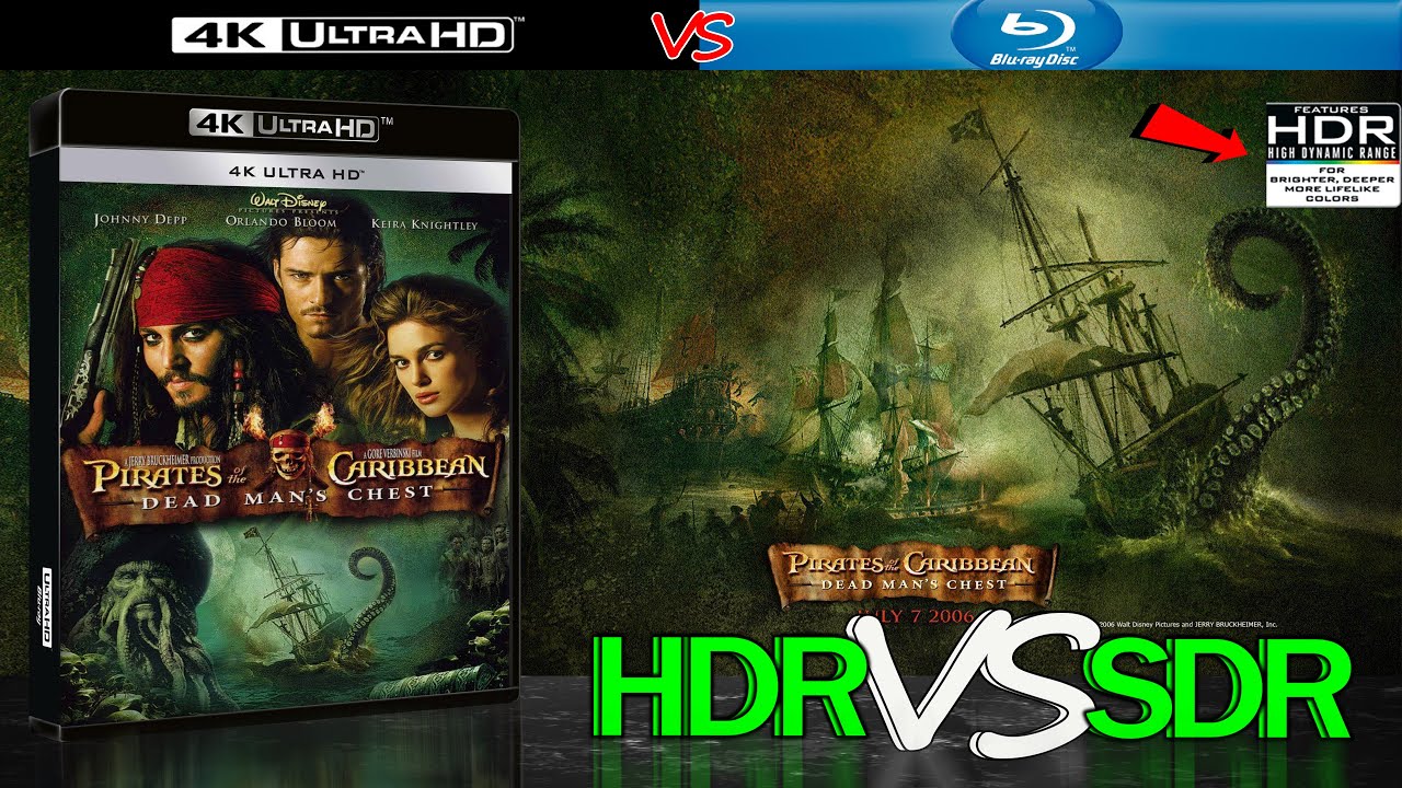 Pirates of the Caribbean Dead Mans Chest 2006 HDR ANALYSIS 4K Blu Ray ...