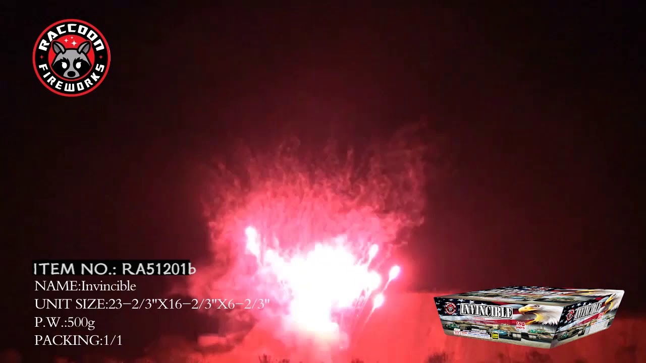 Invincible RA51201B by Raccoon Fireworks - YouTube