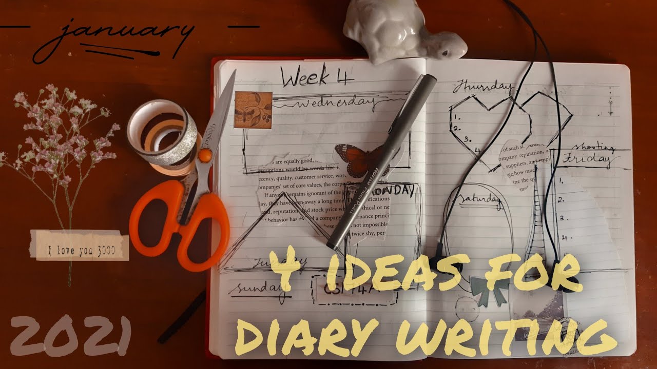 4 dairy writing ideas | January month| #diarywriting #2021 ##diary ...