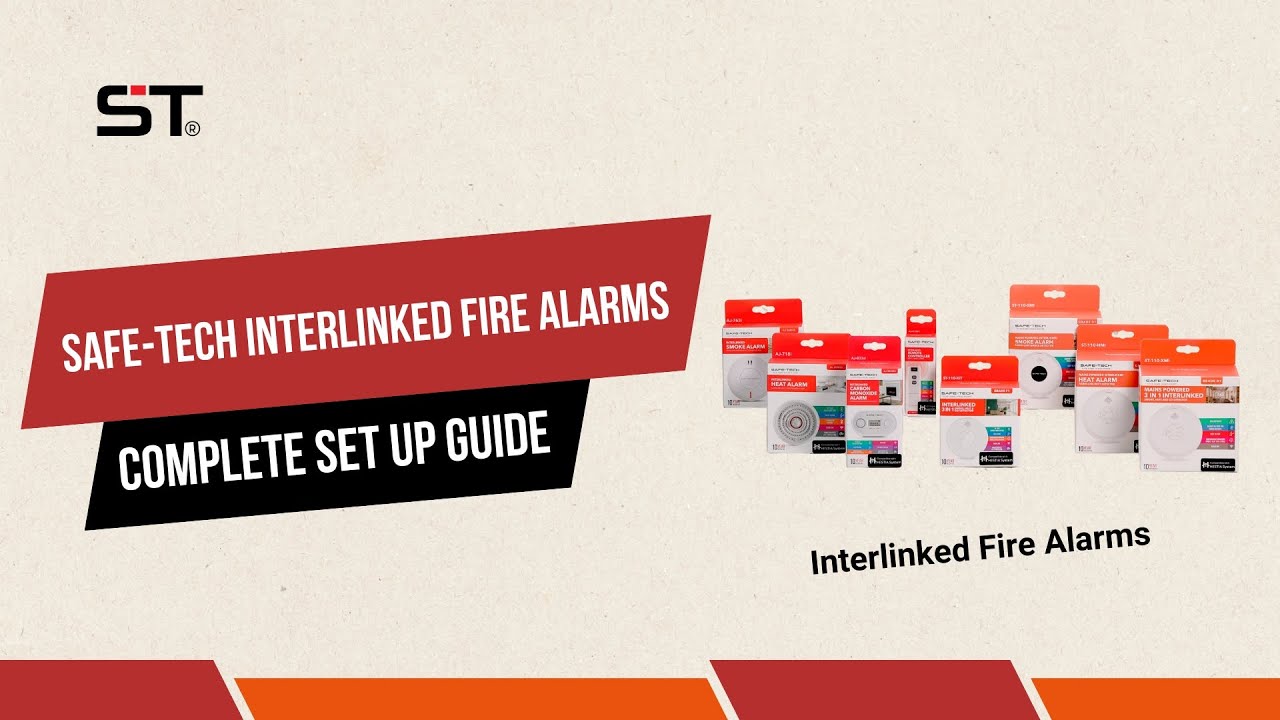 SAFE-TECH Interlinked Fire Alarms Complete Installation Guide | Smoke ...