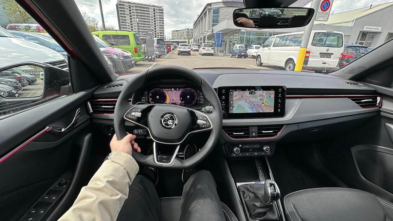 New Skoda Kamiq Facelift 2024 Test Drive POV - YouTube