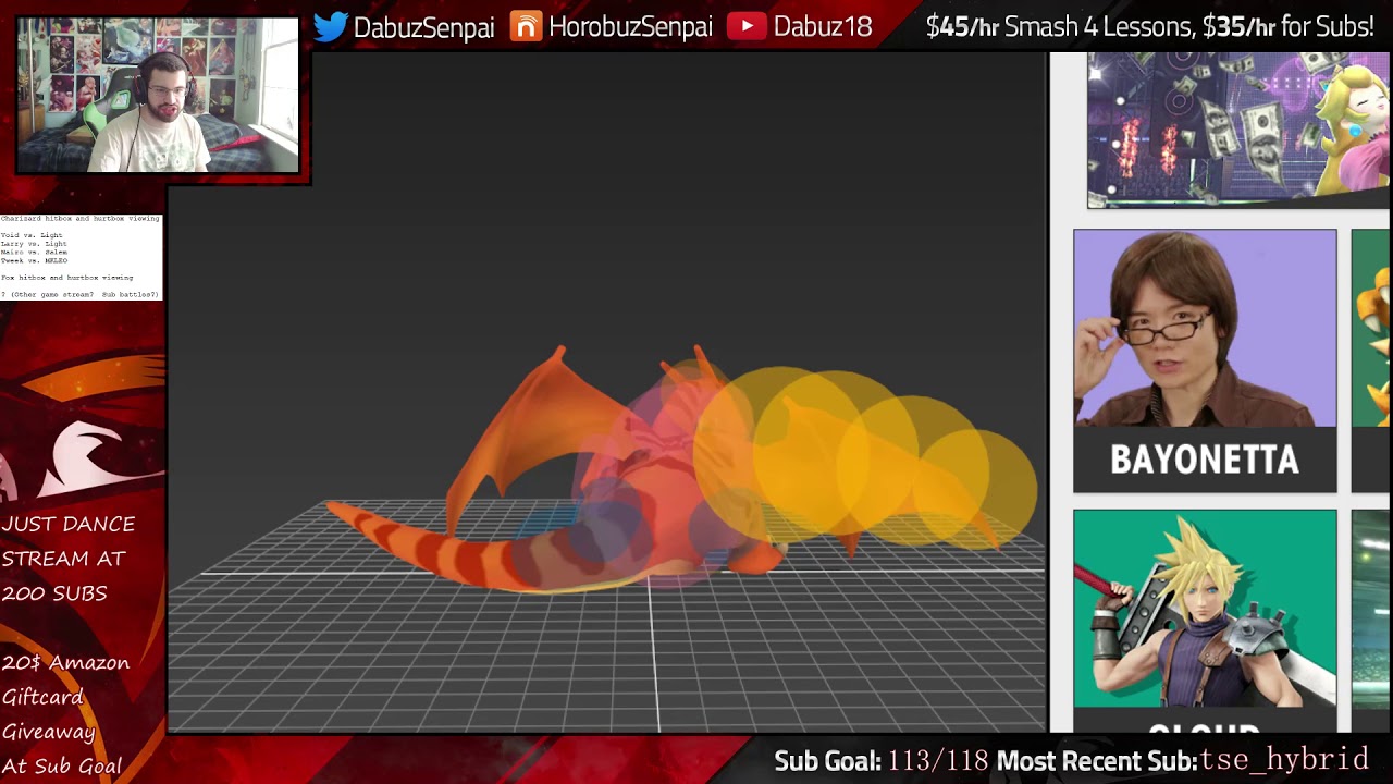 Charizard hitbox and hurtbox Analysis - YouTube