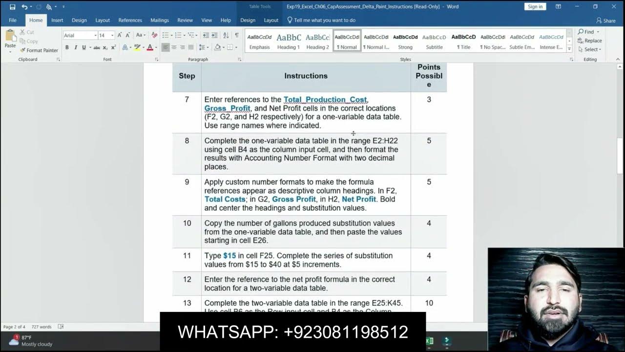 Exp19_Excel_Ch06_CapAssessment_Delta_Paint | Excel Chapter 6 Capstone Assessment - Delta Paint/A ...