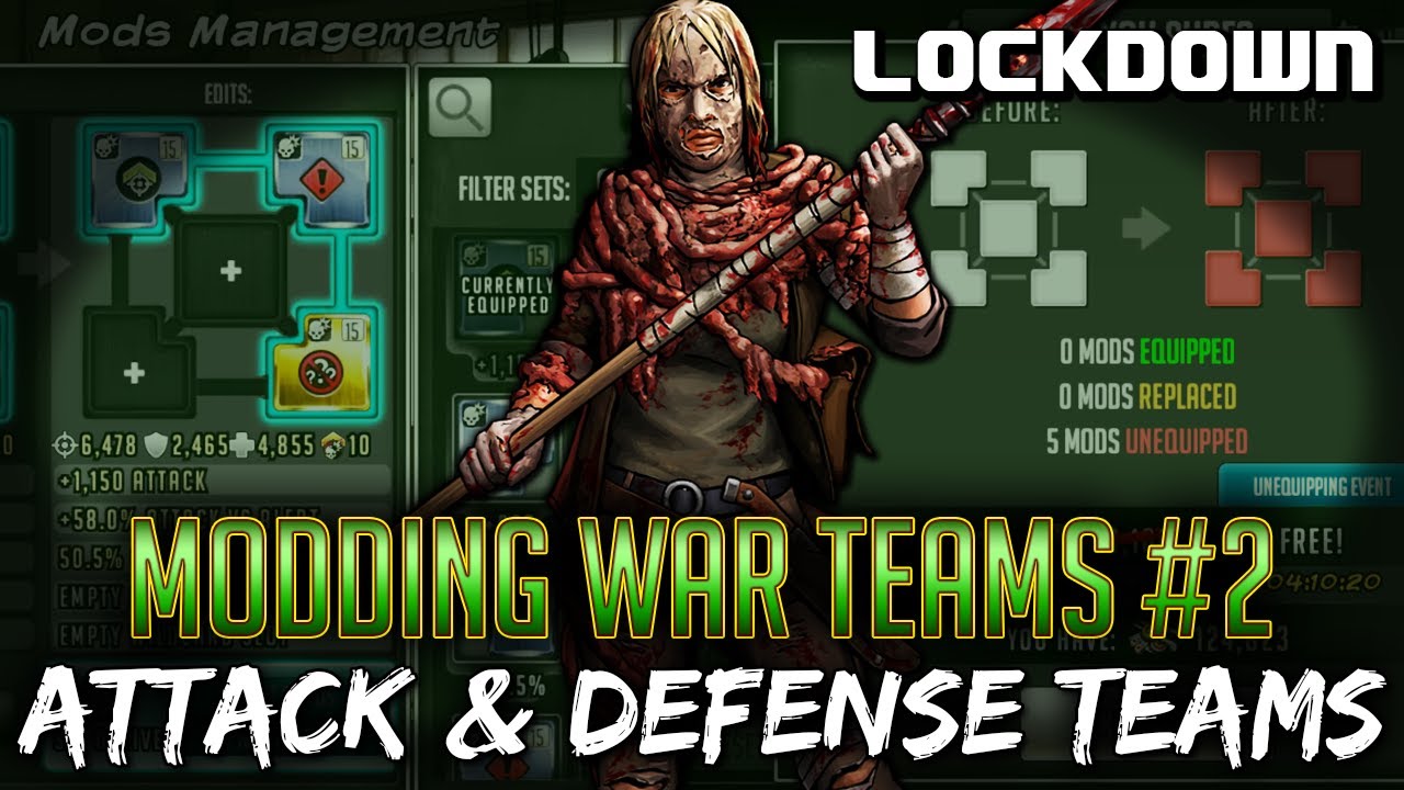 TWD RTS: S Class Combat Mods Guide for War Team Build and WHY #2! The ...