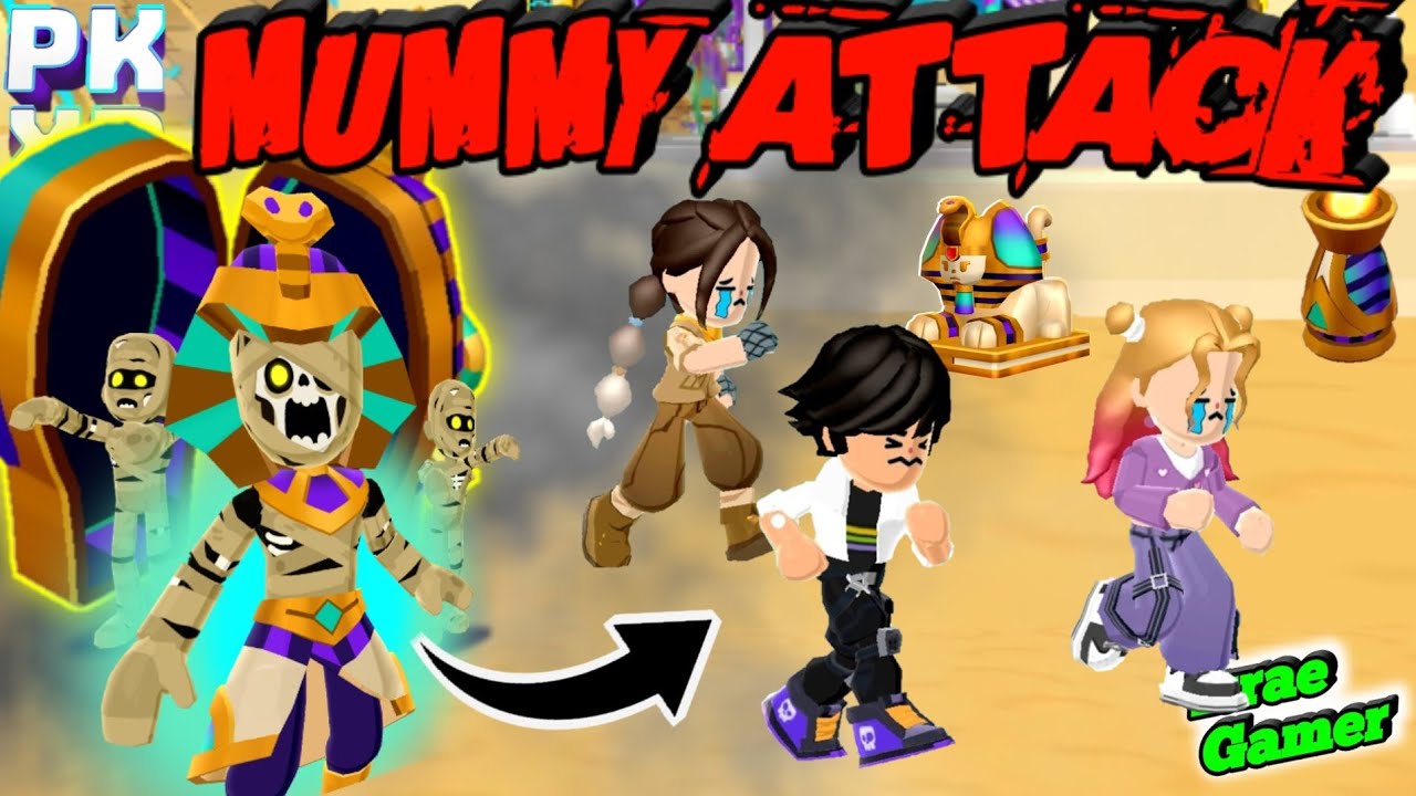 MUMMY ATTACK ON THE WORLD OF PKXD😱NEW SHORT STORY - YouTube