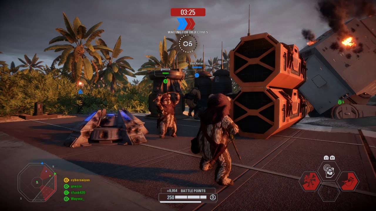 EWOK dance party gone wrong - YouTube