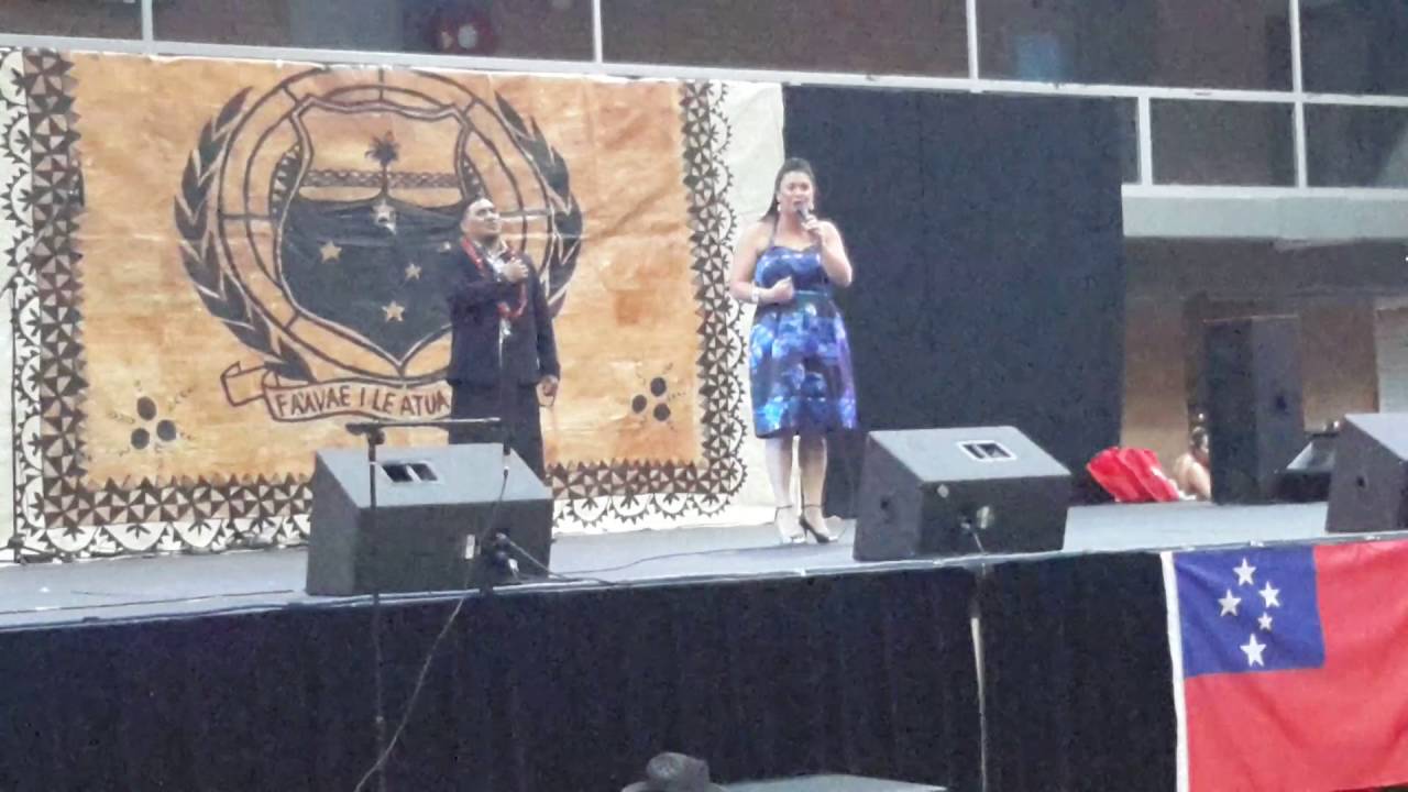 Samoa National Anthem LIVE by Sara-Jane - YouTube