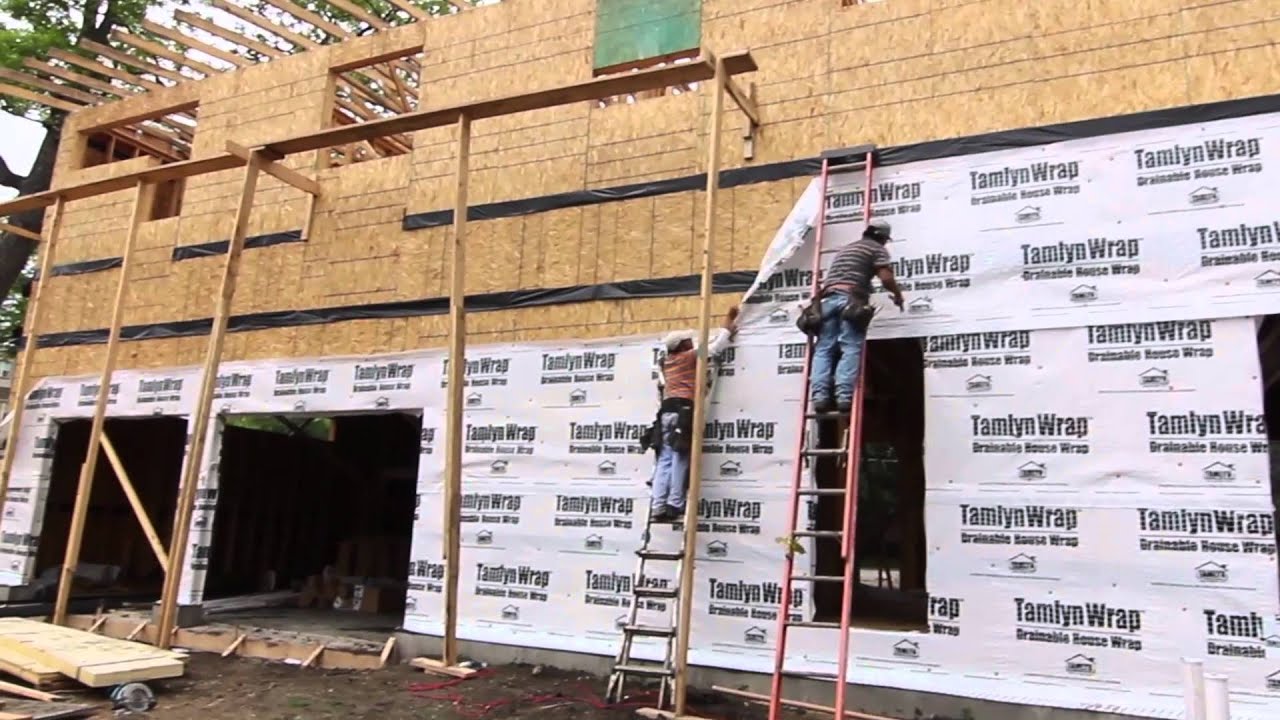 TamlynWrap Drainable Housewrap in Dallas Testimonial - YouTube