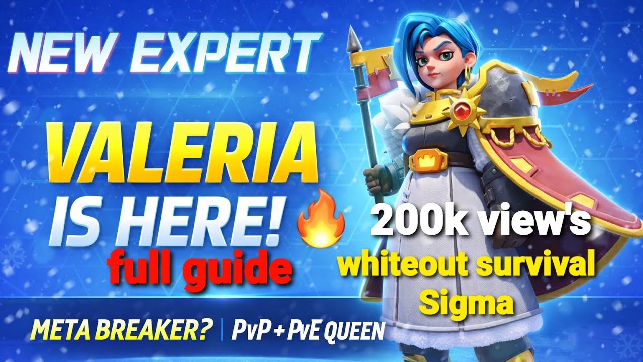 Whiteout Survival New Expert | whiteout survival Valeria | new Expert ...