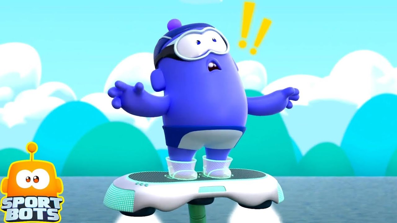 Water Jetpack Cartoon Video and Funny Comedy Show for Babies - YouTube