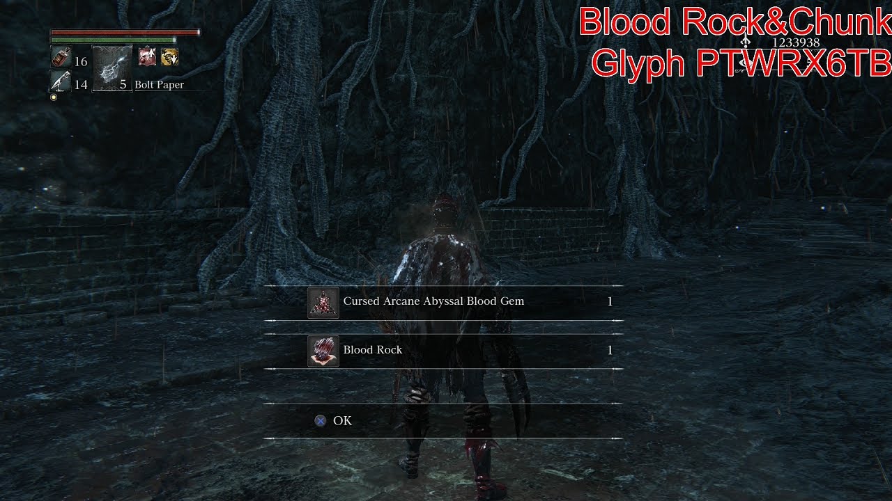 Bloodborne Blood Rock And Chunk Farm Glyph PTWRX6TB - YouTube