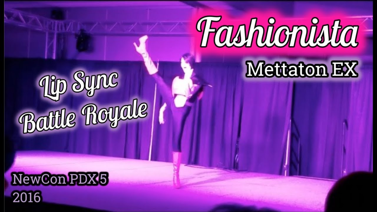 Mettaton EX - FASHIONISTA | Cosplay Lip Sync | NewCon PDX 5, 2016 - YouTube
