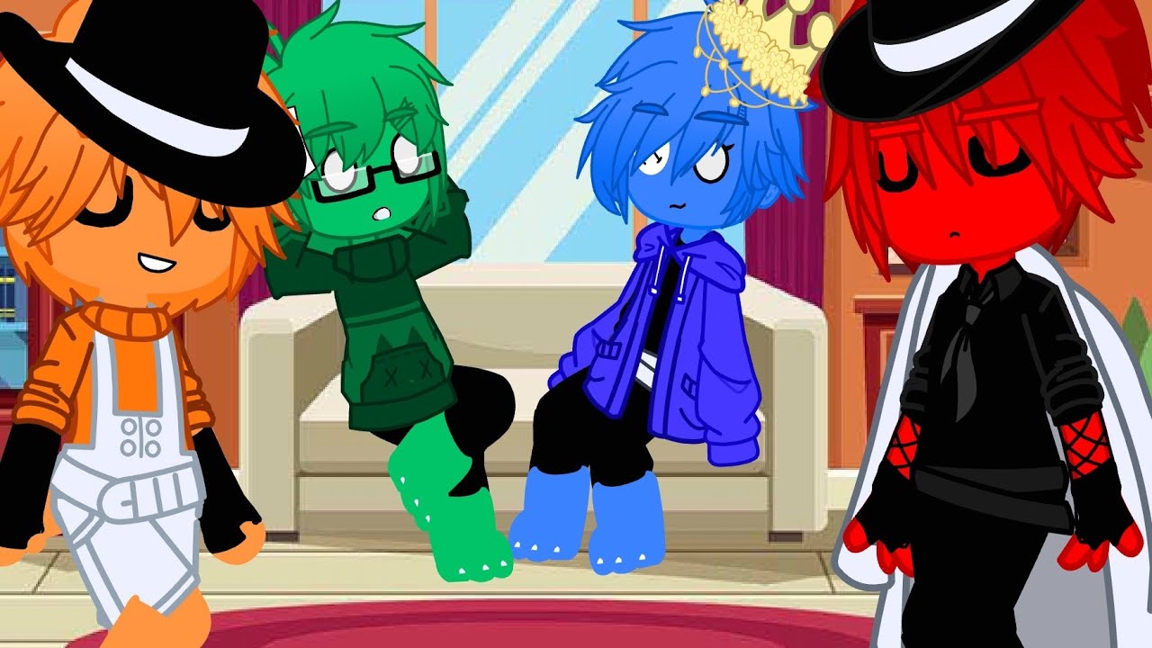 Red e orange fazendo MoonWalk rainbow friends《gacha ultra》 - YouTube