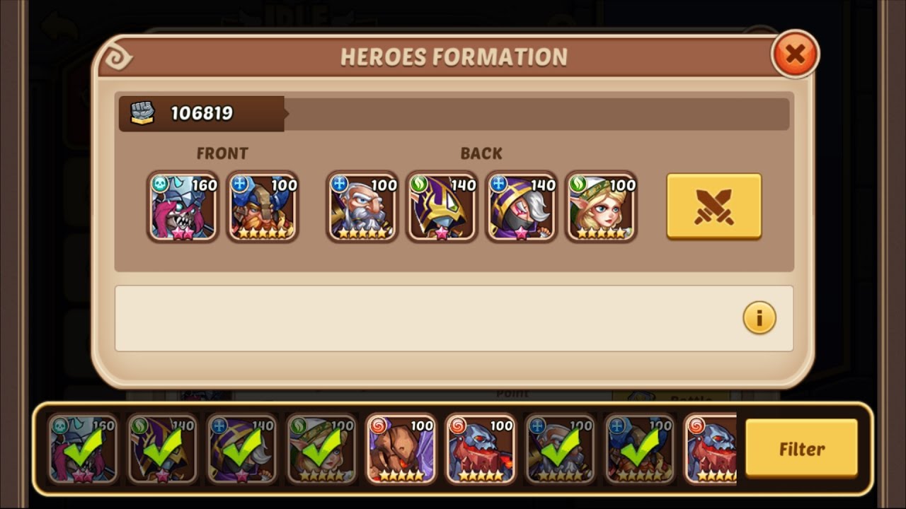 6 STAR HEROES, 7 STAR HERO, 100K TEAM in IDLE HEROES! - YouTube