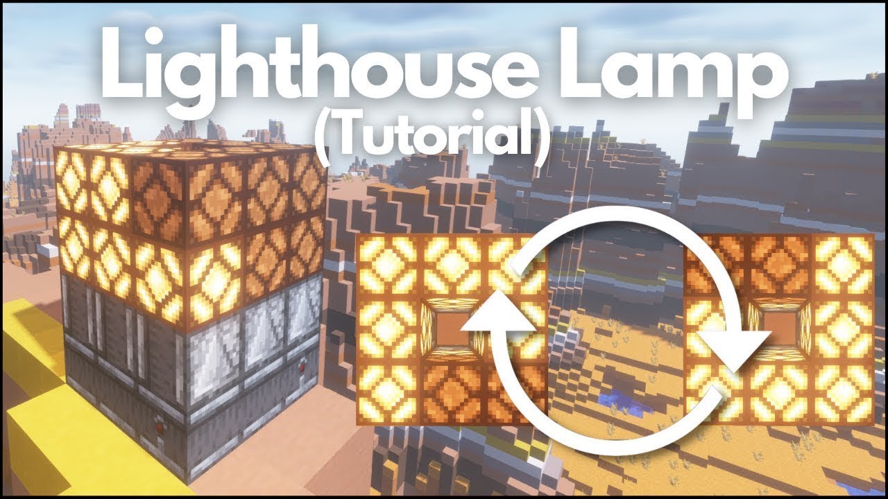 Minecraft: Rotating Lights Tutorial - YouTube