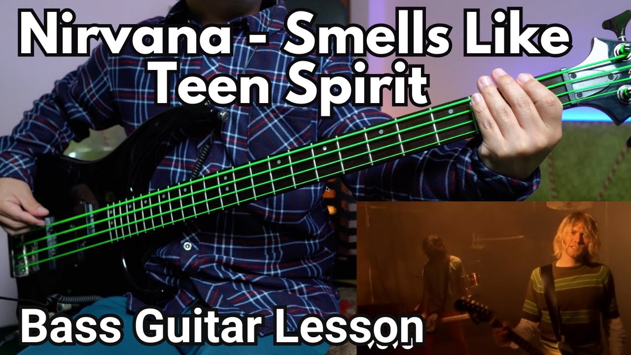 Nirvana - Smells Like Teen Spirit Bass Guitar Lesson | Nepali Bass ...