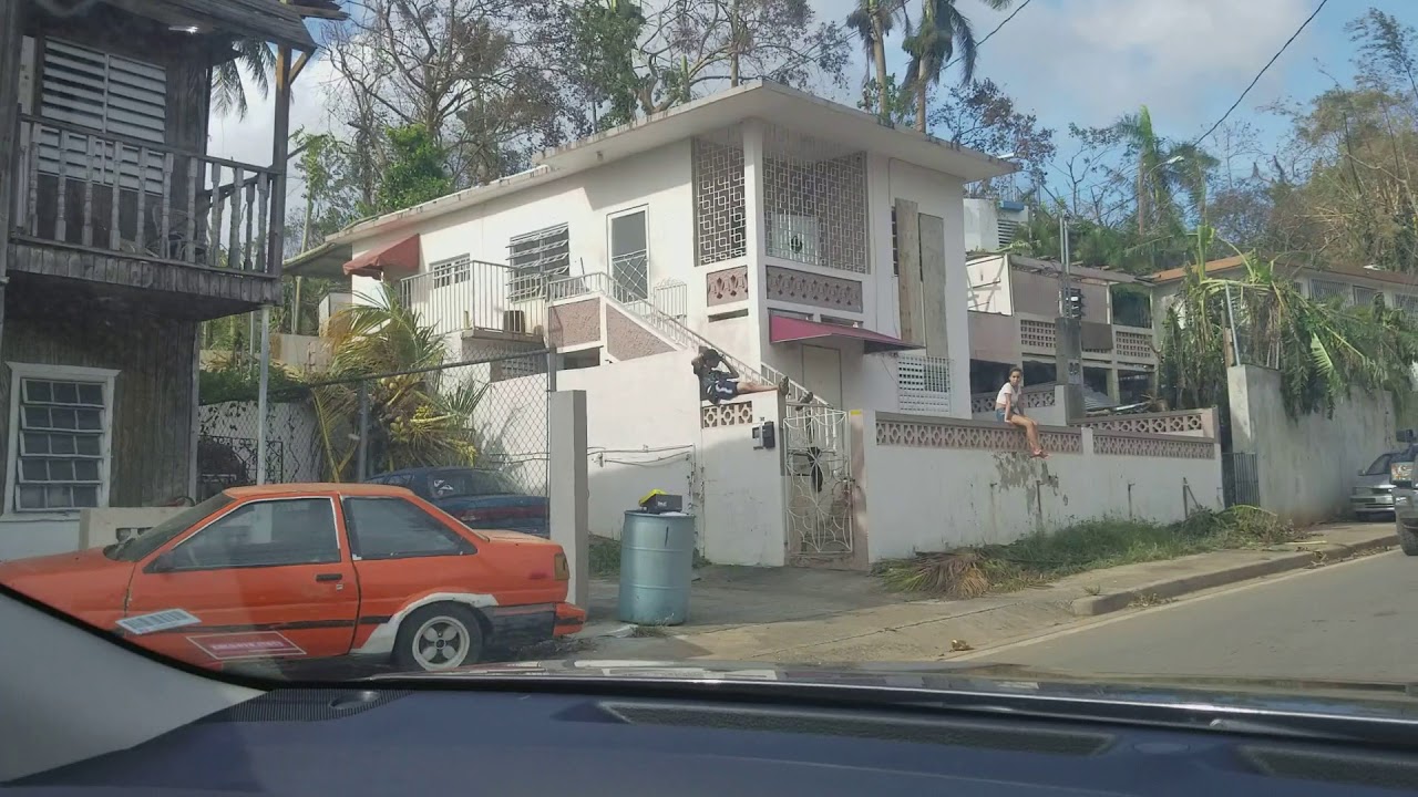 Hurricane Damage in Mayaguez, Puerto Rico (Video 2) (Hurricane Maria ...