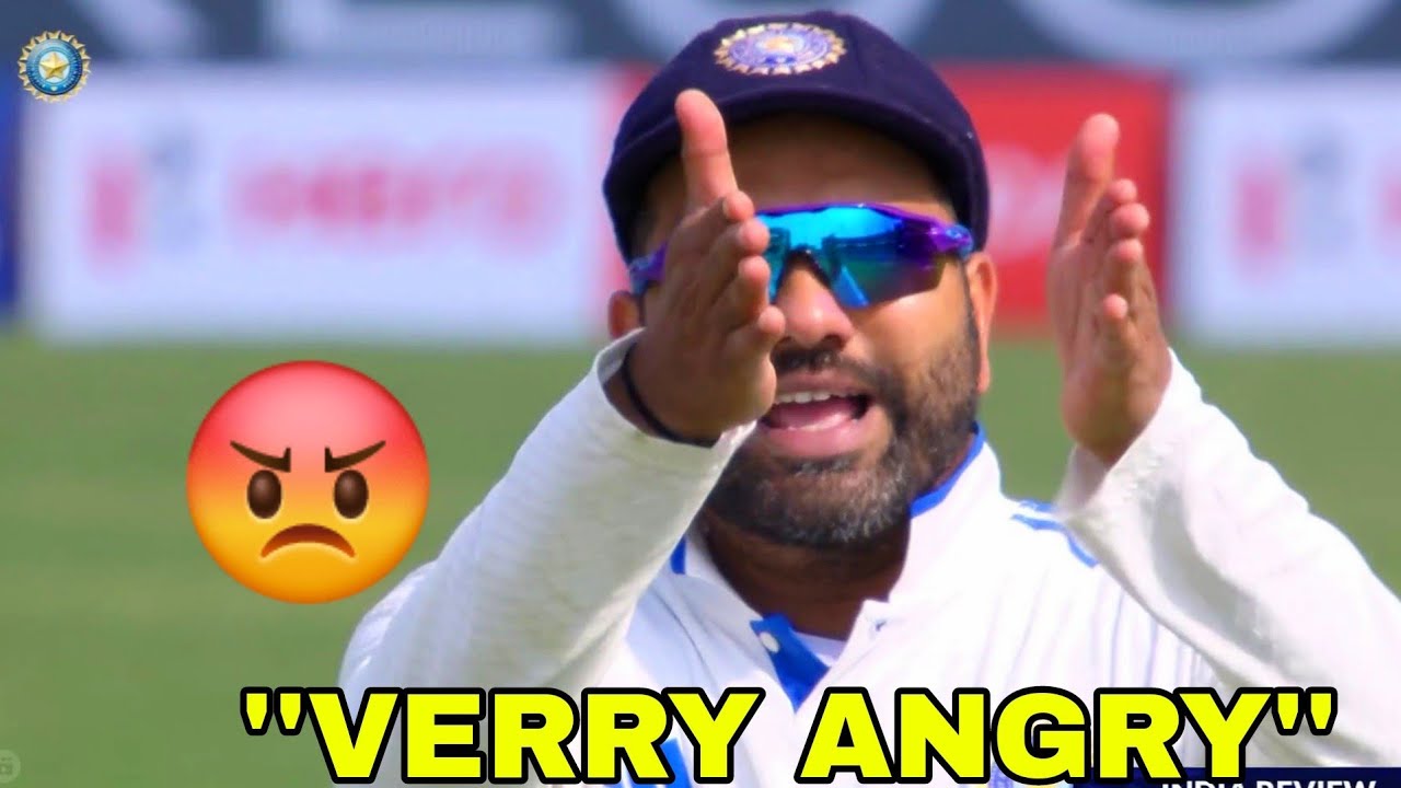 ''Very Angry'' Rohit Sharma को आया गुस्सा😡 | India vs england 4th Test ...