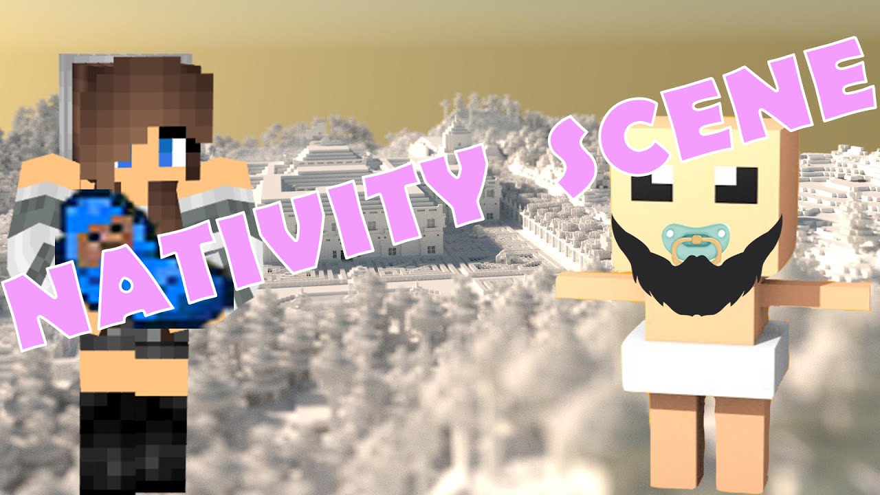 Minecraft | A Comedic Nativity Scene | Twelve Days of Christmas #12 ...