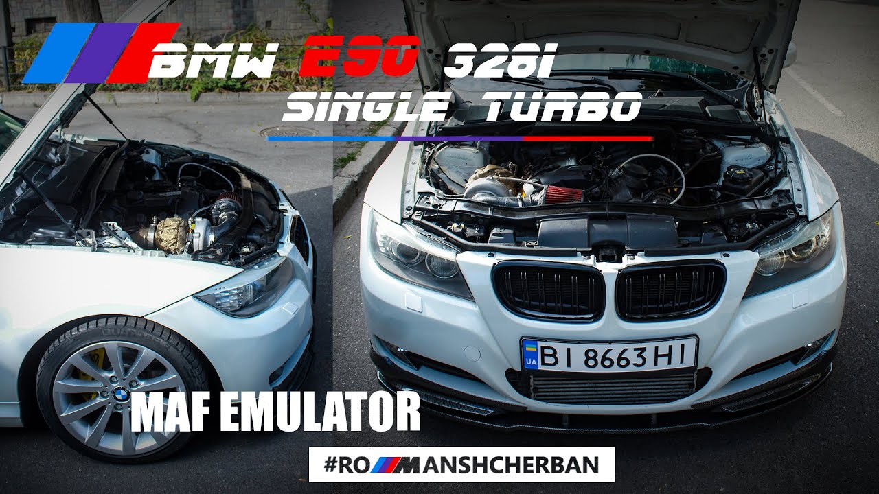 ПЕРВЫЙ ВЫЕЗД + MAF EMULATOR КИЕВСКОГО ТУРБО ГАРАЖА. SINGLE TURBO BMW ...