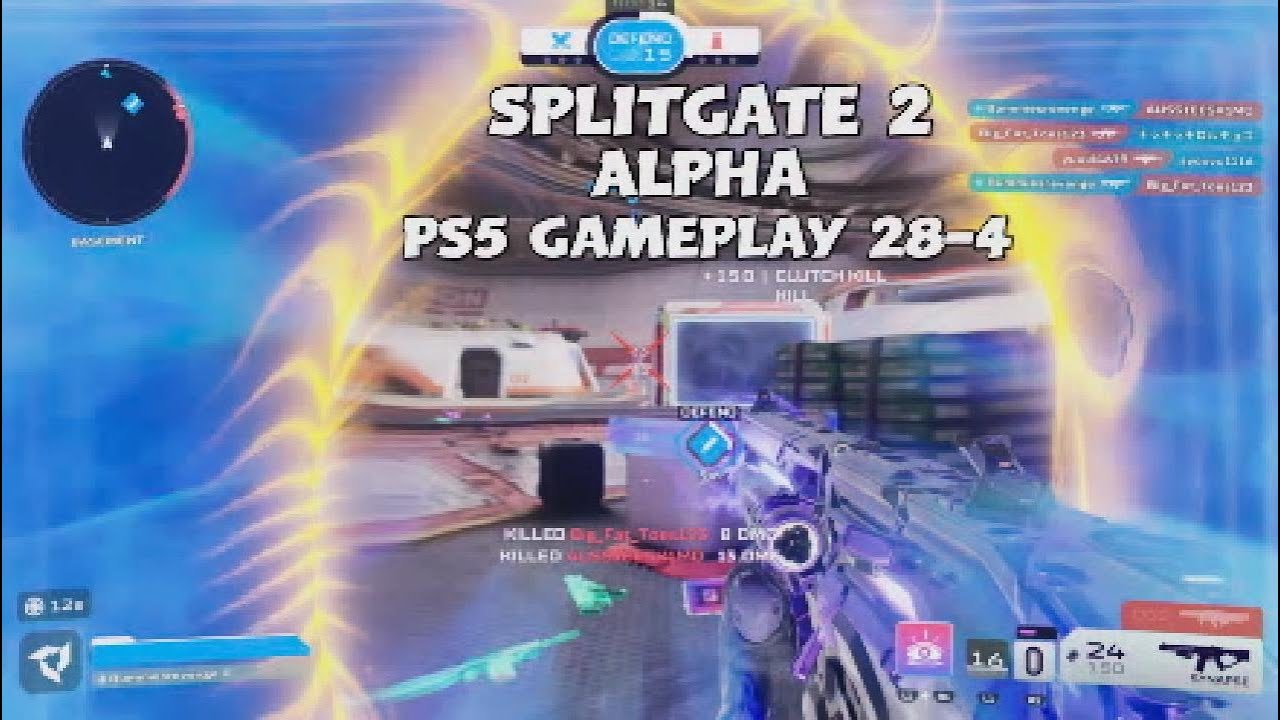 Splitgate 2 Alpha PS5 Gameplay 28-4 - YouTube